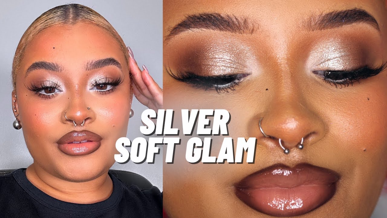 HOW TO DO: SILVER SOFT GLAM EYESHADOW - YouTube