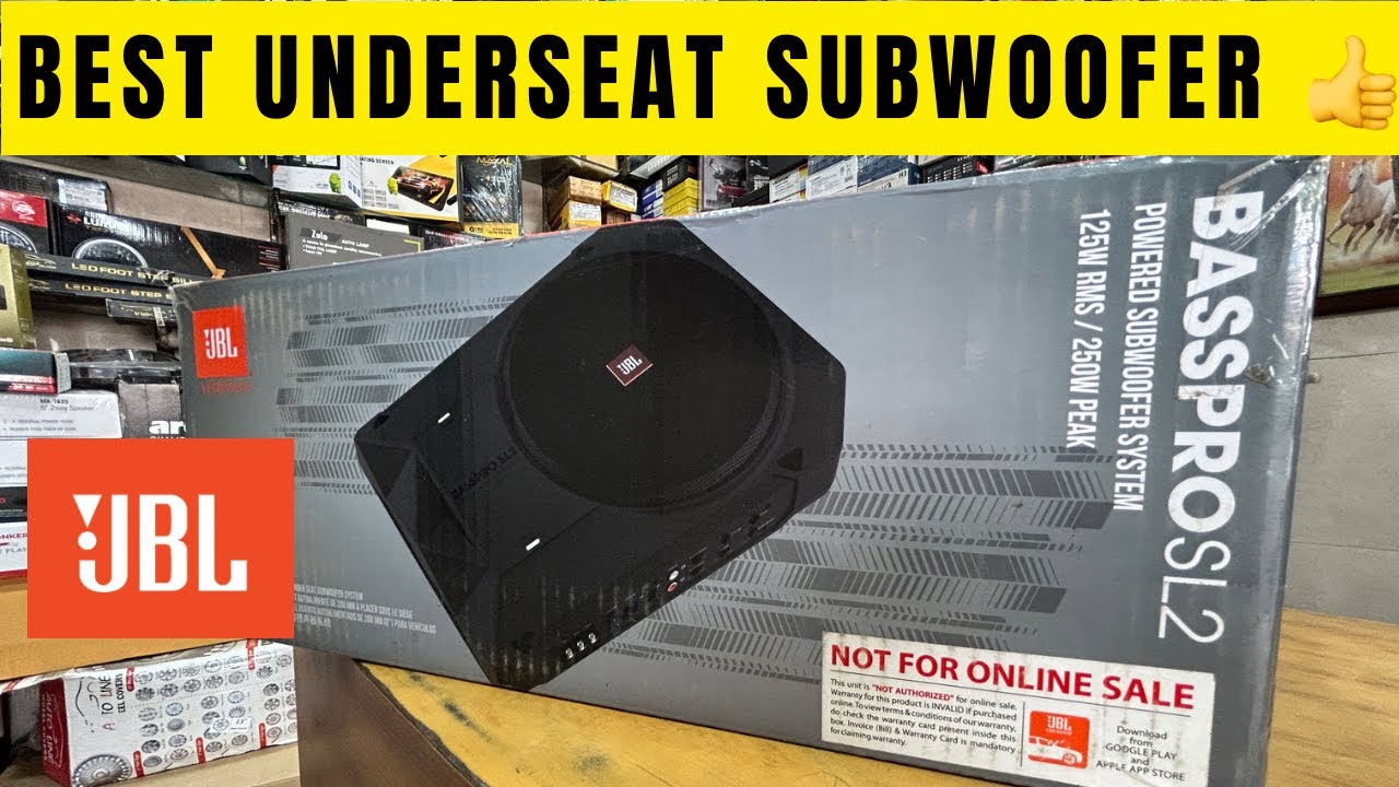 With Live Demo Maruti DZIRE [ JBL BASS PRO SL2 ] Underseat Subwoofer # ...