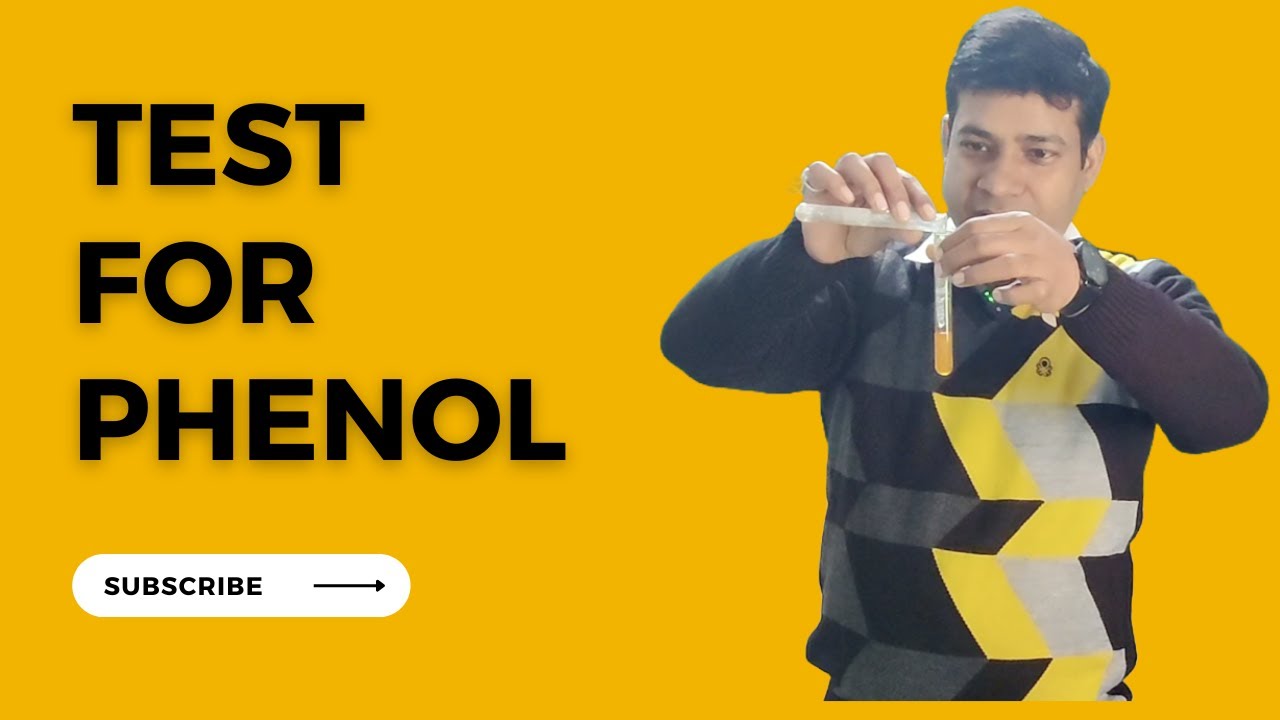 TEST FOR PHENOL ( Chemical reaction experiment ) - YouTube