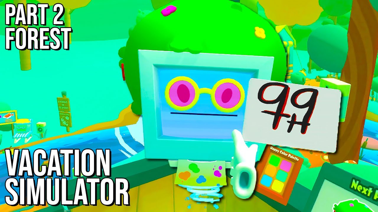 Vacation Simulator | Part 2 | Forest | 60FPS - No Commentary - YouTube