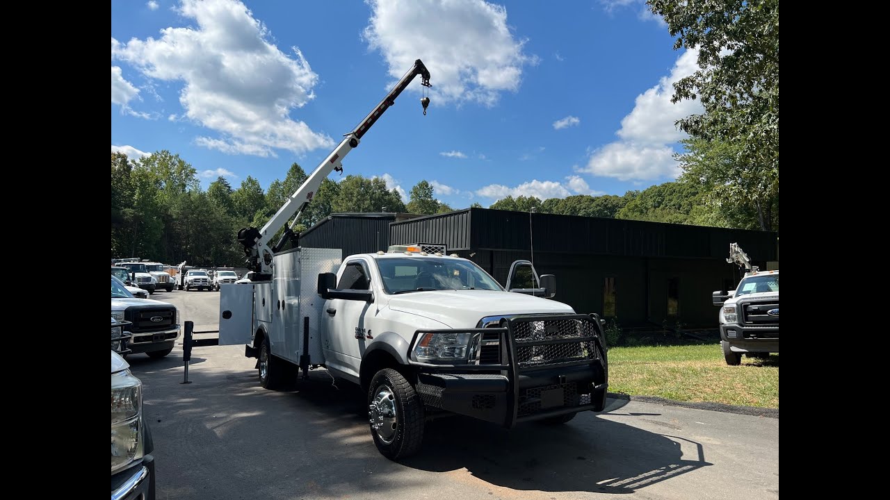 2013 Ram 5500, IMT 7500# Crane, CAS40P Compressor, 4WD, Cummins Diesel ...