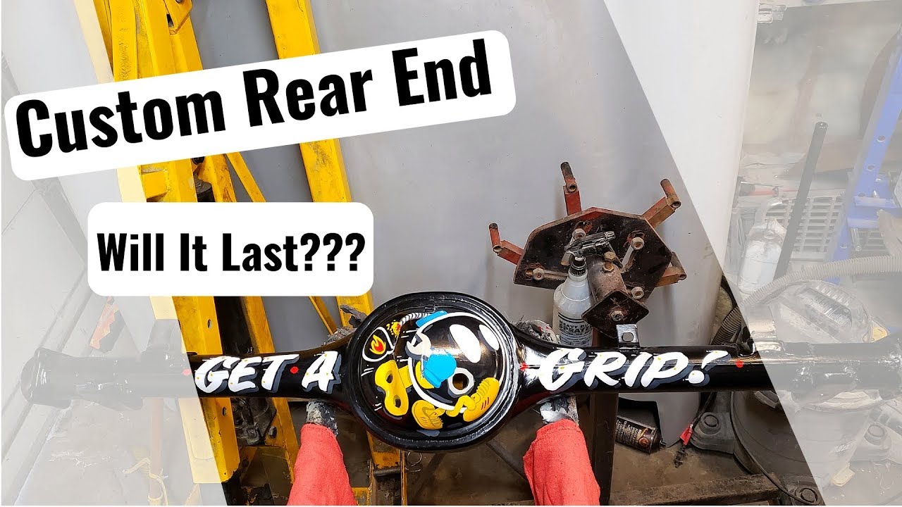 Custom Rear End! - 55 Chevy Gasser - YouTube