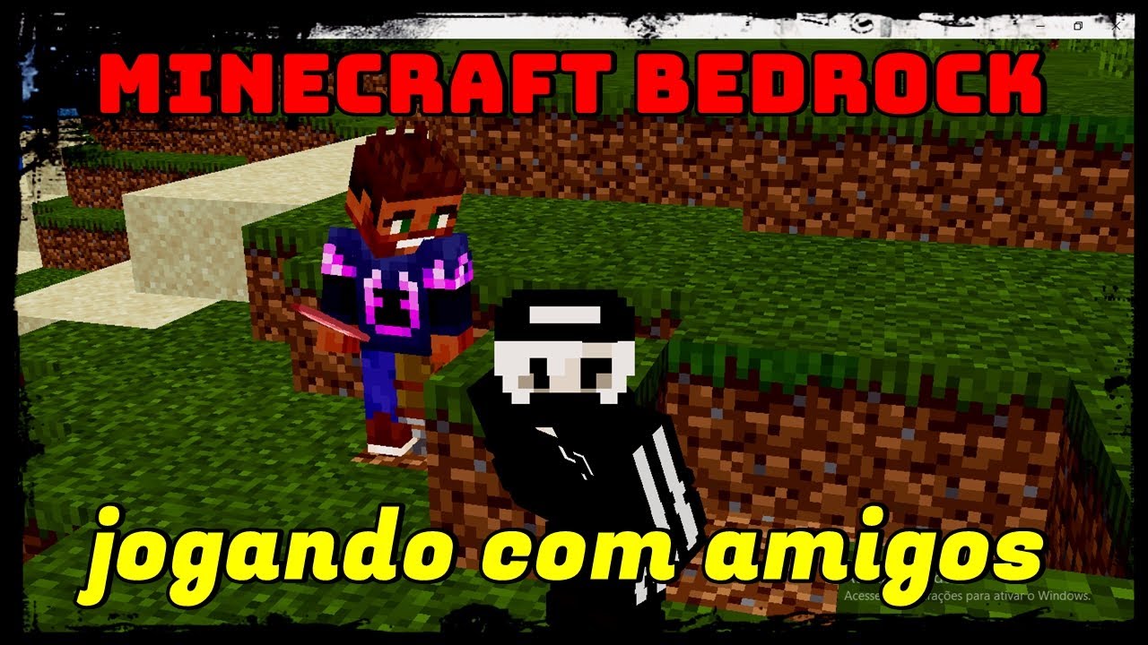 LIVE - MINECRAFT BEDROCK WIN10 - JOGANDO COM AMIGOS !! #2 - YouTube