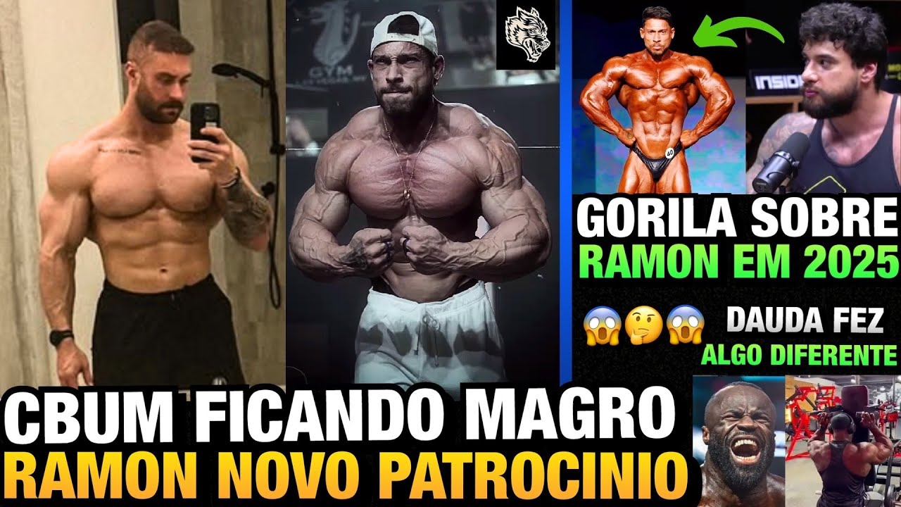CBUM MOSTRA SHAPE "MAGRO" + RAMON FECHA COM PATROCINADOR INTERNACIONAL ...