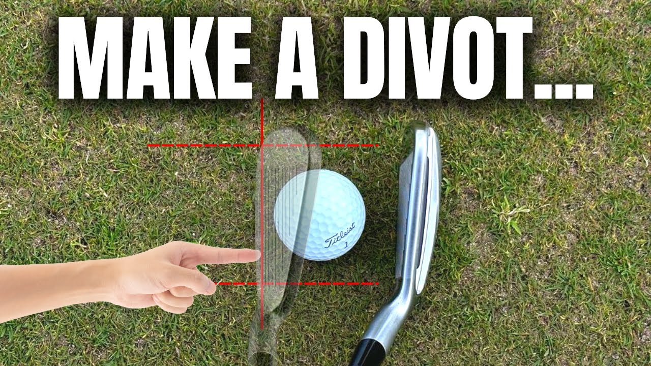 IRON TRICK every golfer should use to always make a divot! - YouTube