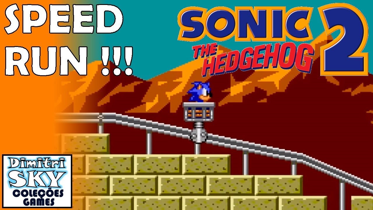 SPEED RUN com SONIC 2, TODAS as ESMERALDAS do CHAOS e SALVANDO o TAILS ...
