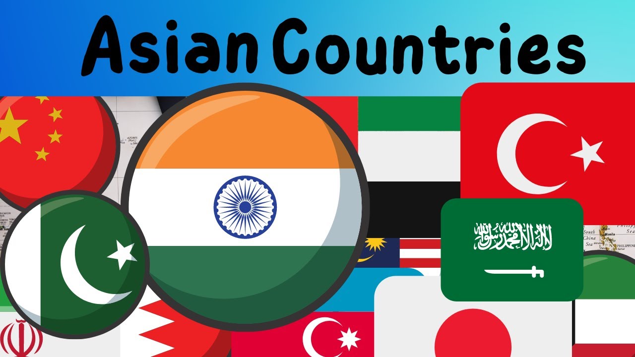 Asian Countries and Capitals | Video For Kids | Tiny Fun Learning - YouTube