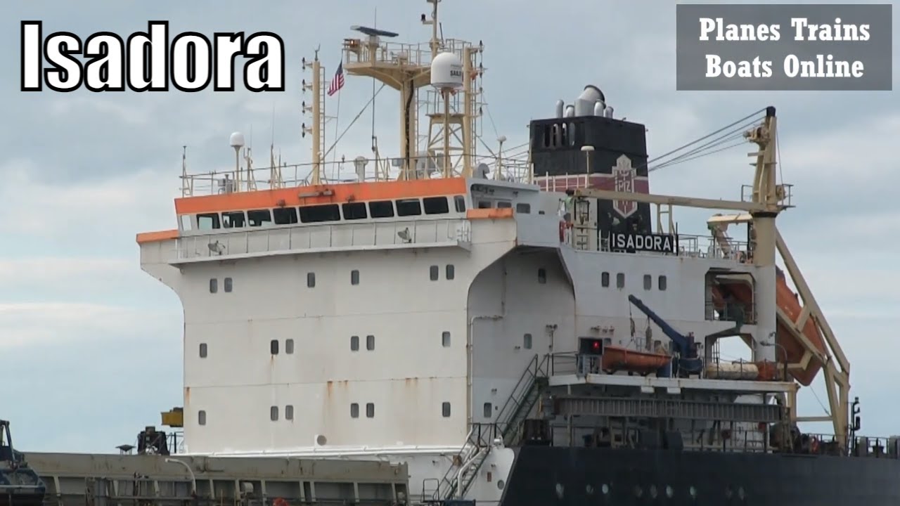 Isadora Bulk Carrier Cargo Ship In Great Lakes - YouTube
