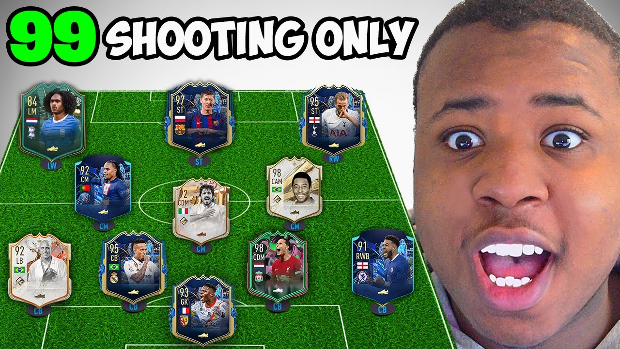 I Used A 99 Shooting Team In FIFA - YouTube