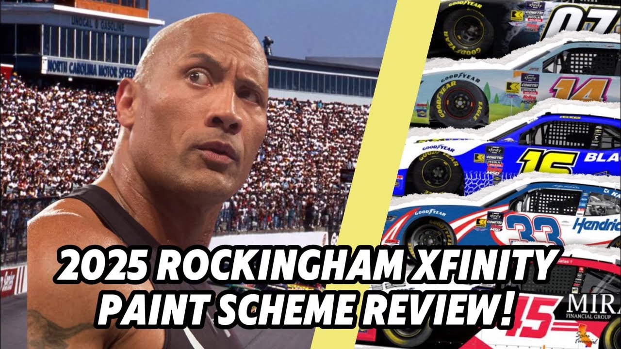 Paint Scheme Review | 2025 Rockingham Xfinity! - YouTube
