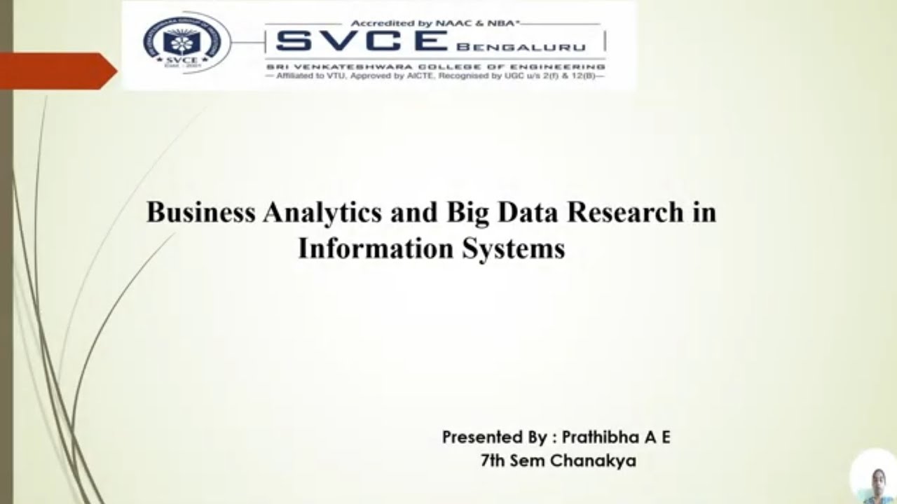 Business analytics and big data research in information systems|| Big ...