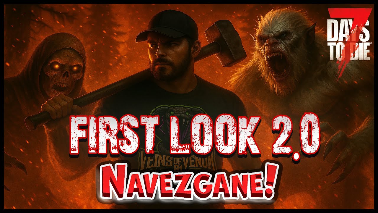🔥 First Look at the New Navezgane Map in 7 Days to Die 2.0! 🔥 - YouTube