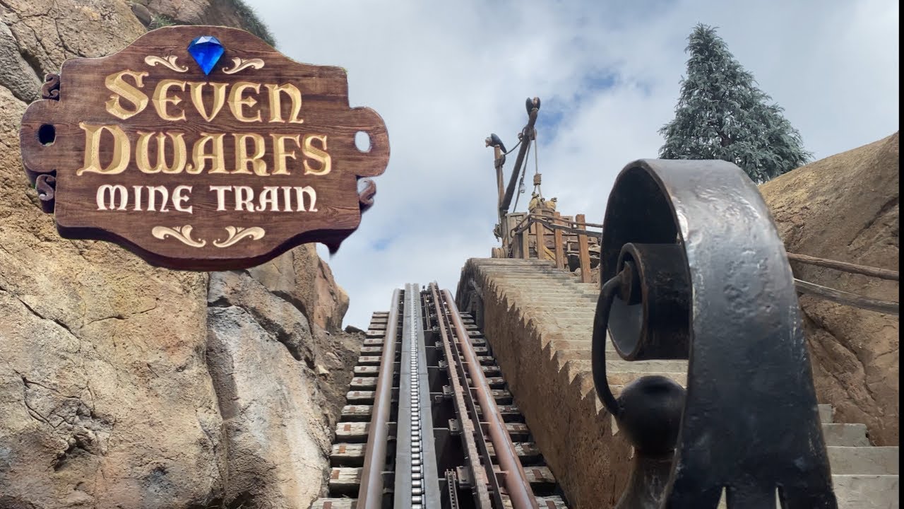Seven Dwarfs Mine Train front row POV Full ride / Magic Kingdom ...