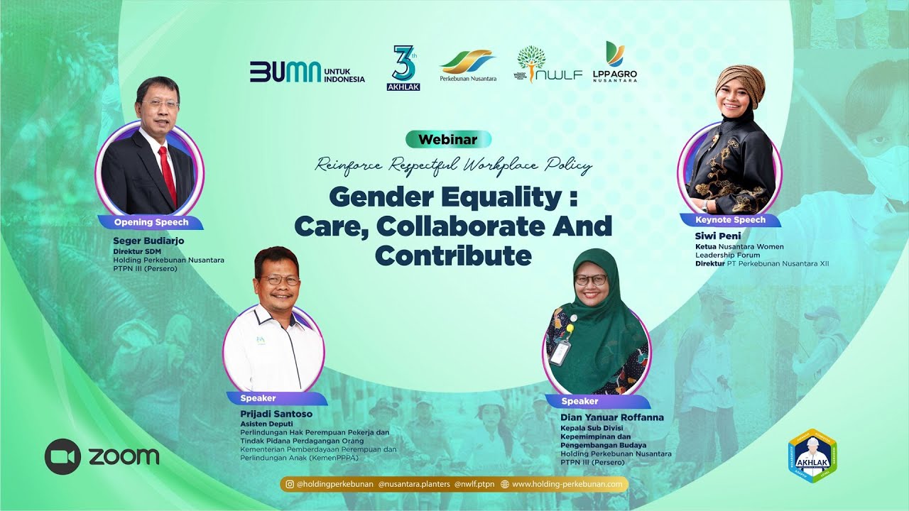 Gender Equality: Care, Collaborate and Contribute - YouTube