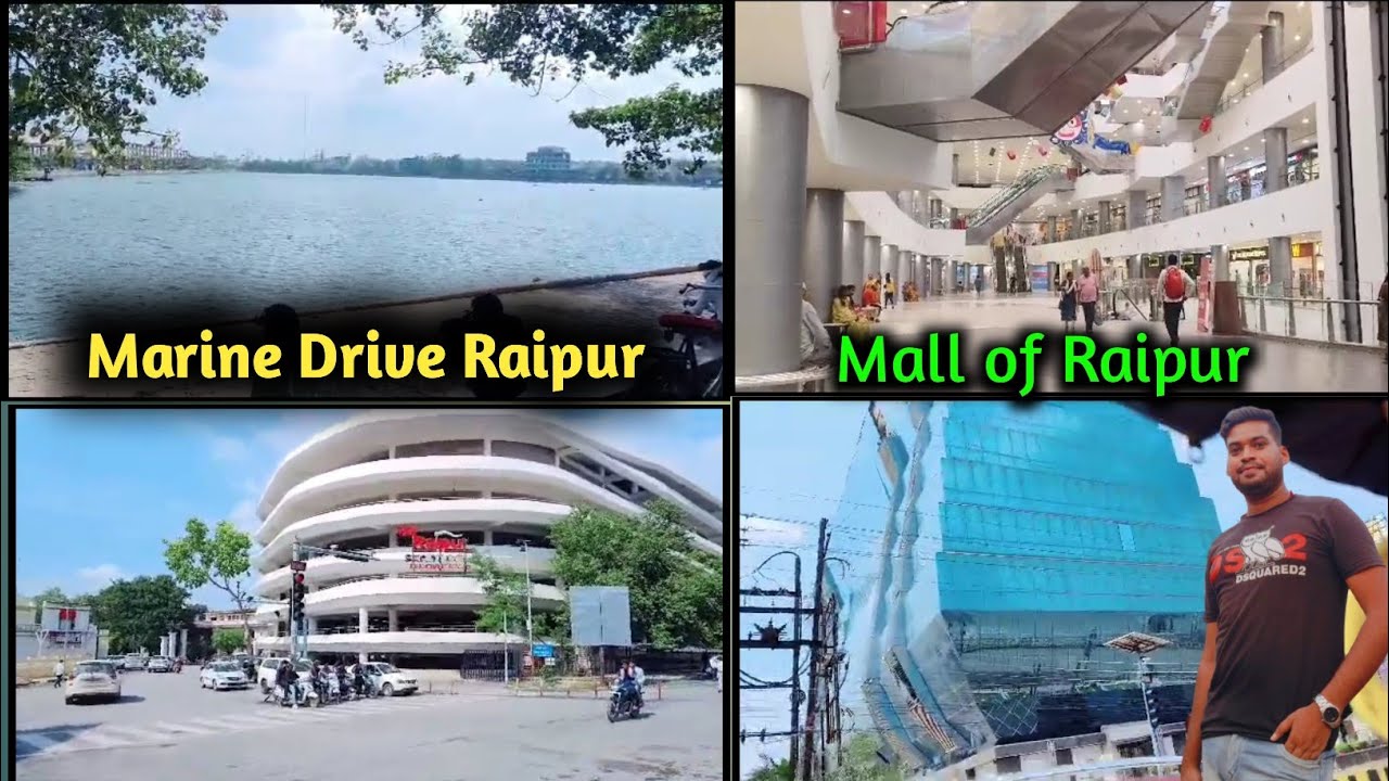 Most Important Places of Raipur City ! Marine Drive ! Amazing View of ...