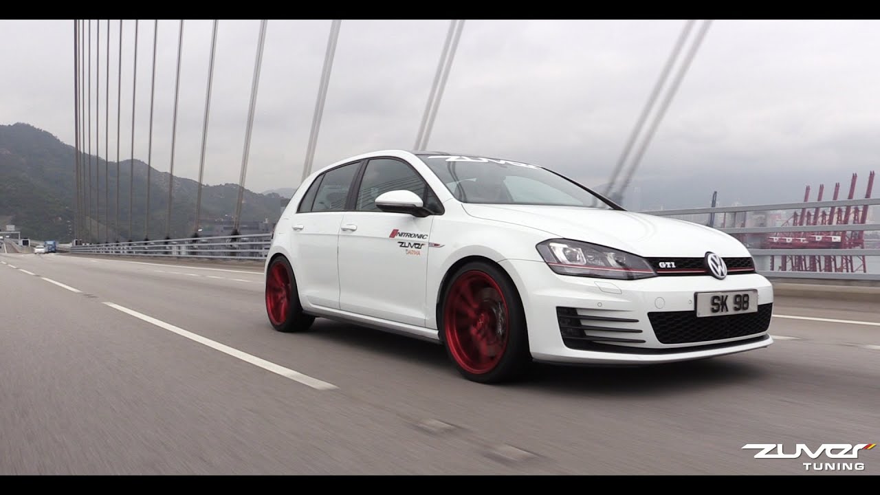 VW Golf GTi 7 Stürme Powered by Zuver Tuning - YouTube