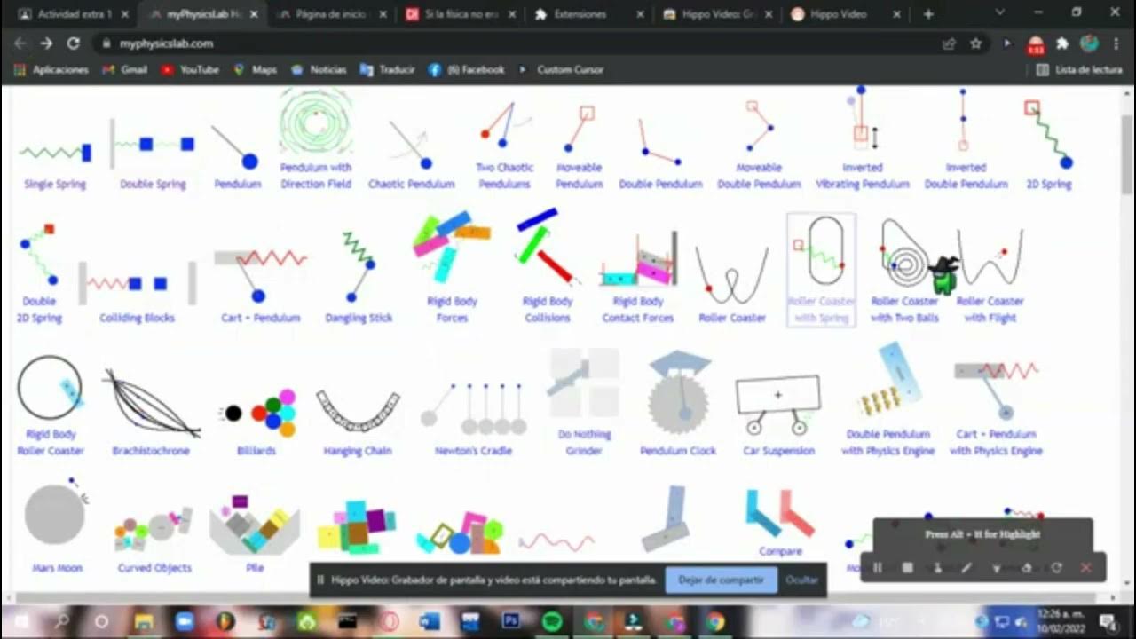 Myphysicslab, ¿Que es? - YouTube
