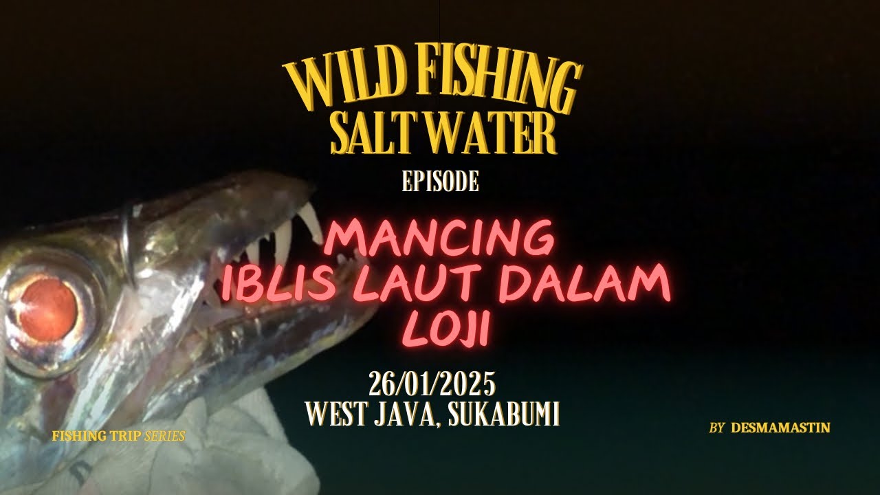 Mancing Ikan Iblis di laut dalam loji sukabumi - YouTube