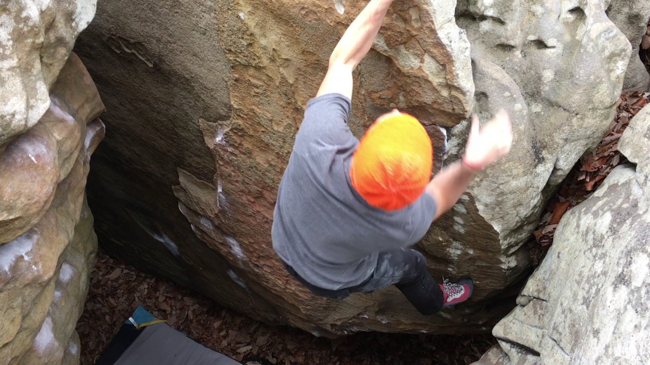 Bouldering at the Stone Fort, Tennessee - YouTube