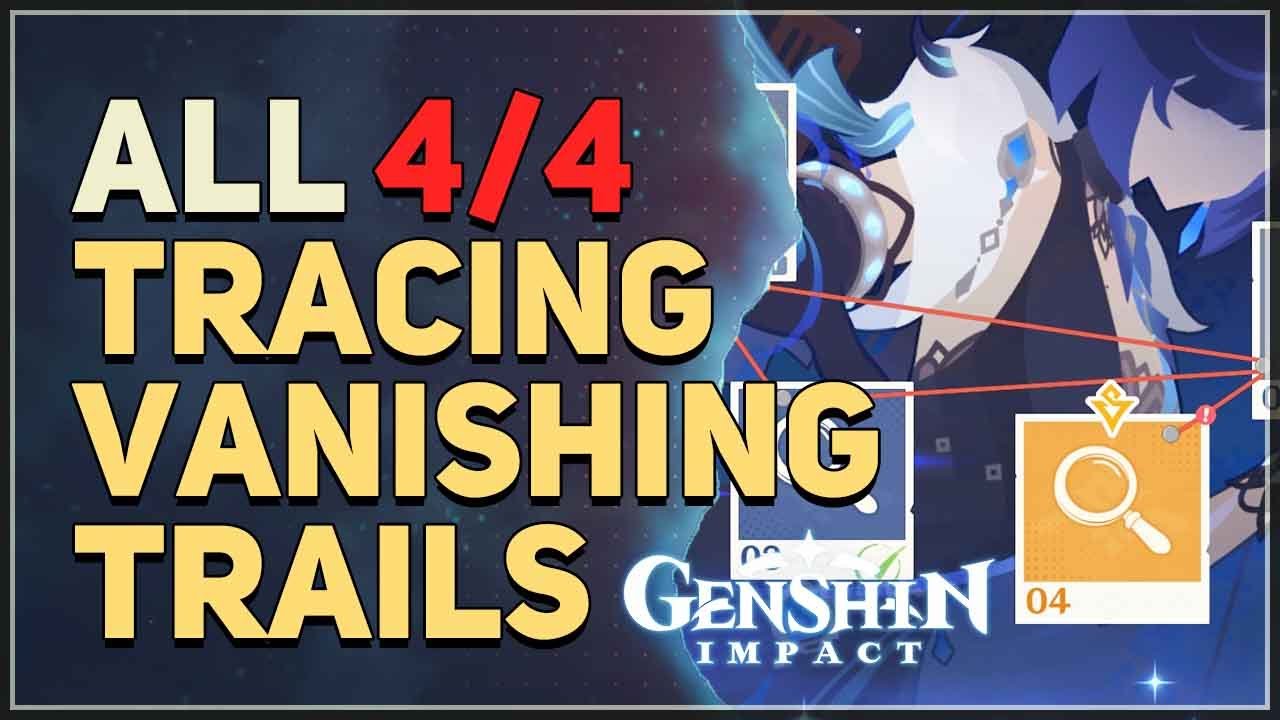 All Tracing Vanishing Trails Genshin Impact - YouTube