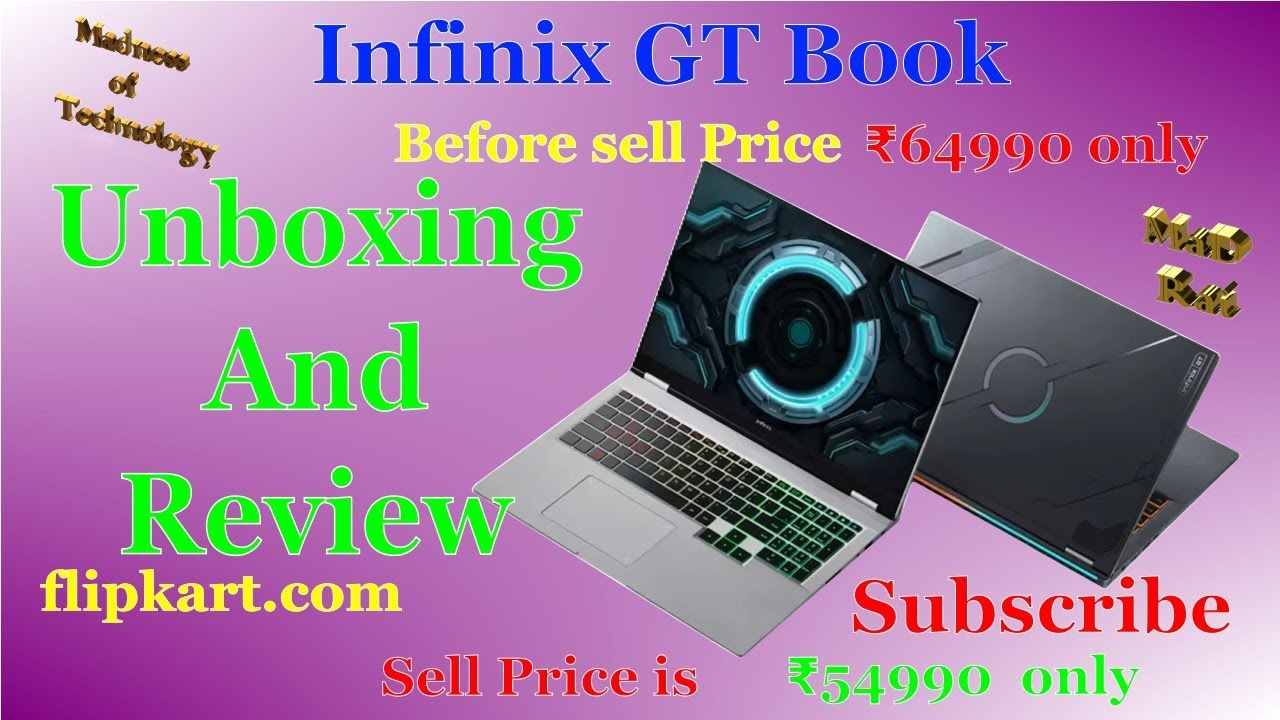 infinix GT Book Laptop Unboxing and Review #infinix #gtbook #laptop # ...