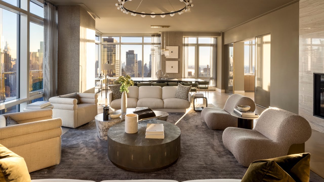 INSIDE an INCREDIBLE $22,500,000 FULL 41ST FLOOR NYC MASTERPIECE ...