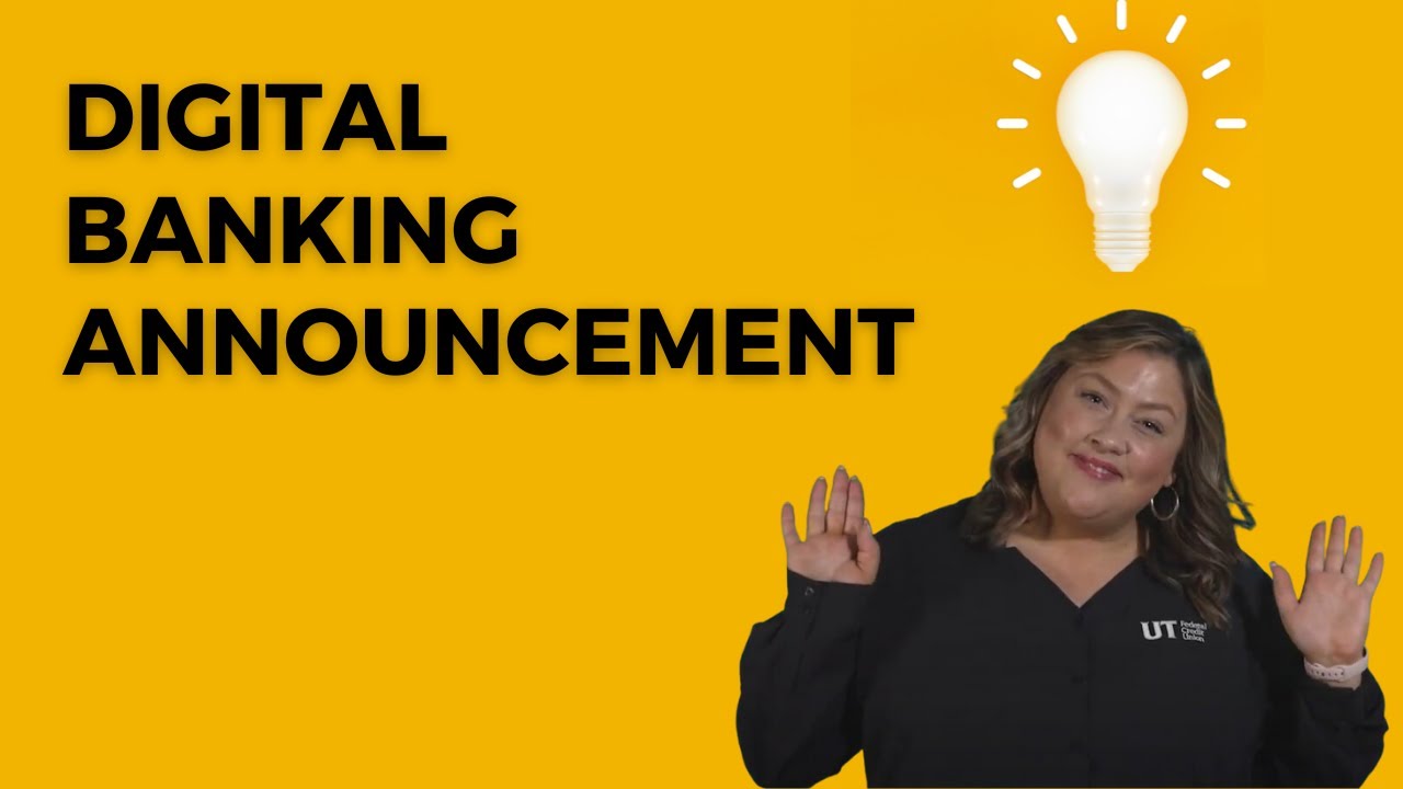 Digital Banking Announcement - YouTube
