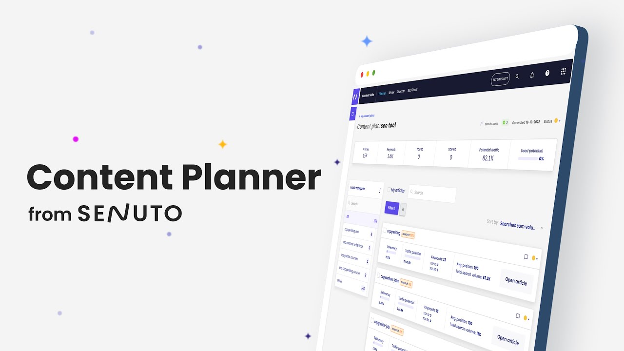Introducing Content Planner from Senuto - YouTube