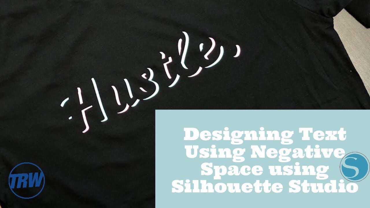 Silhouette Studio: Designing Text Using Negative Space | Hustle Design ...