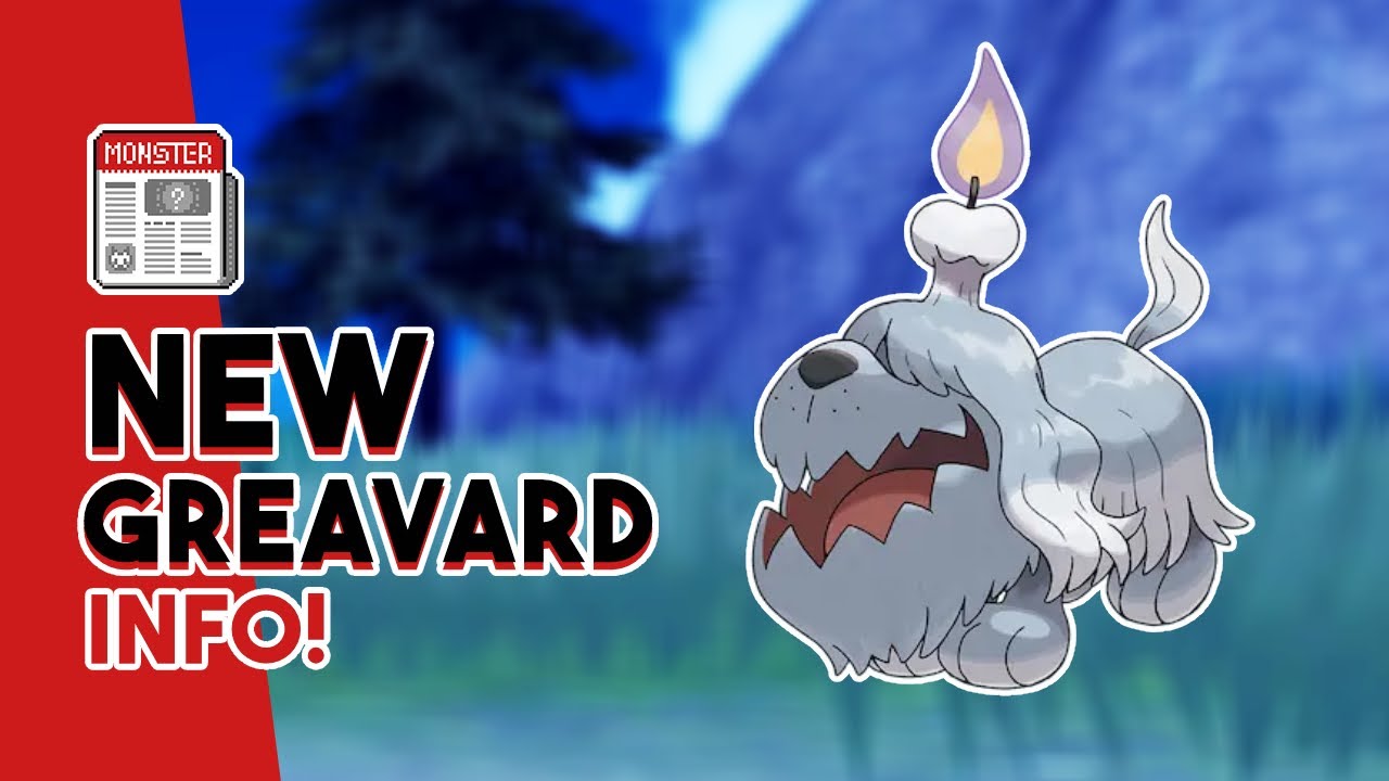 NEW Ghost Pokemon: Greavard! Additional Information, Ability, Dex Entry ...