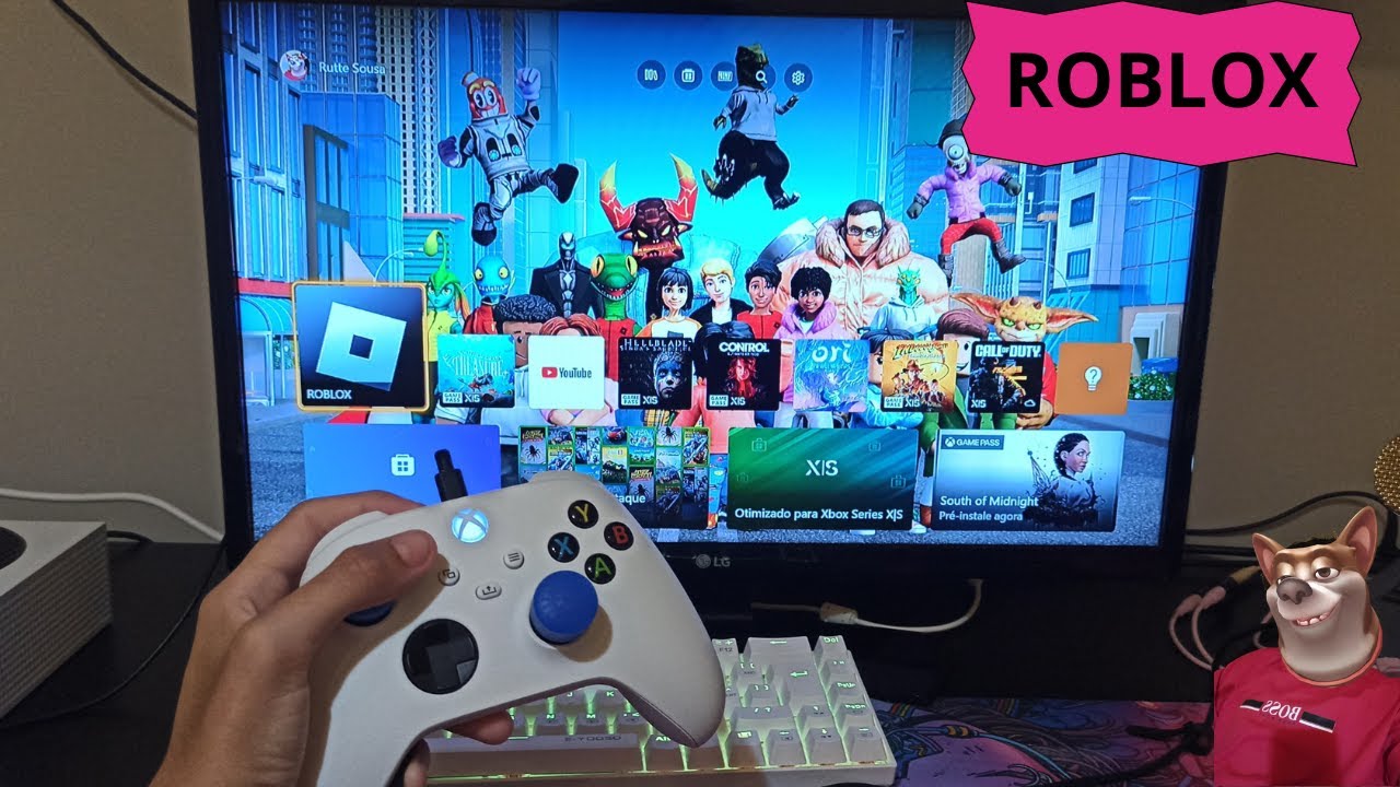 TESTANDO ROBLOX NO XBOX SERIES S 👀😁 - YouTube
