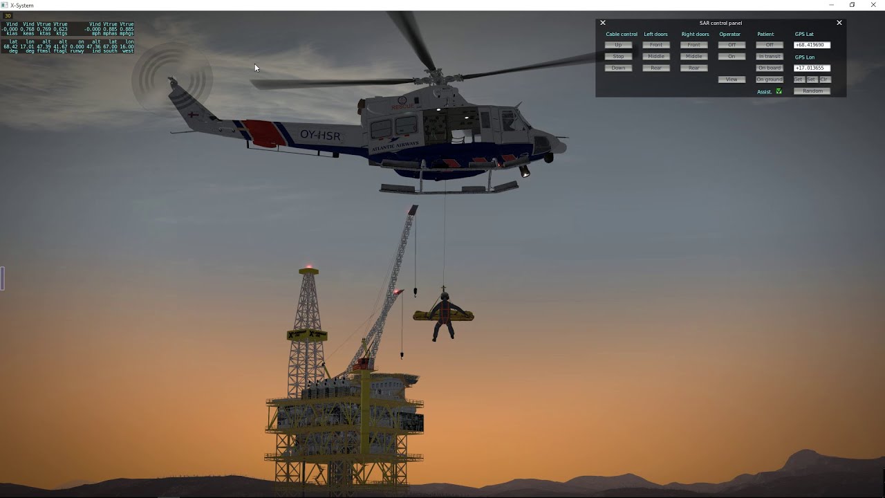 X-Trident Bell 412 SAR Operations Narvik X-Plane 10 - YouTube