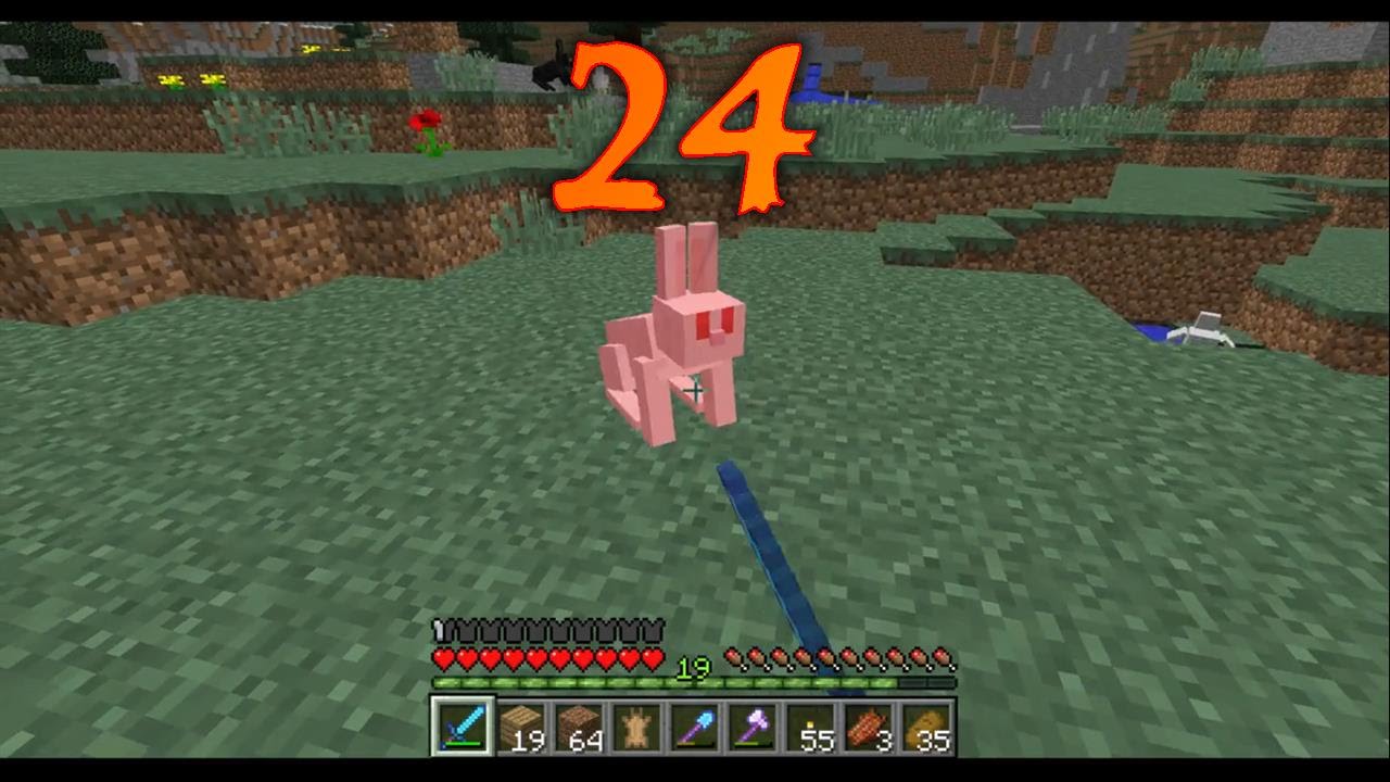 Minecraft Let's Play Deutsch Part 24/ Rabbid invasion - YouTube