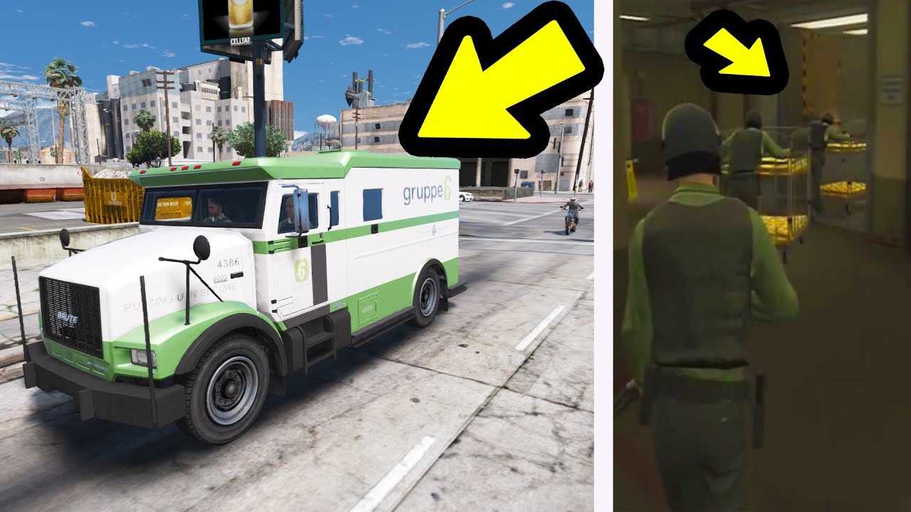 O QUE ACONTECE SE SEGUIR O CARRO FORTE? GTA 5 - YouTube