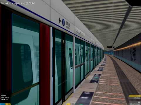 [OpenBVE] K-Train on Island Line Central to Causeway Bay - YouTube