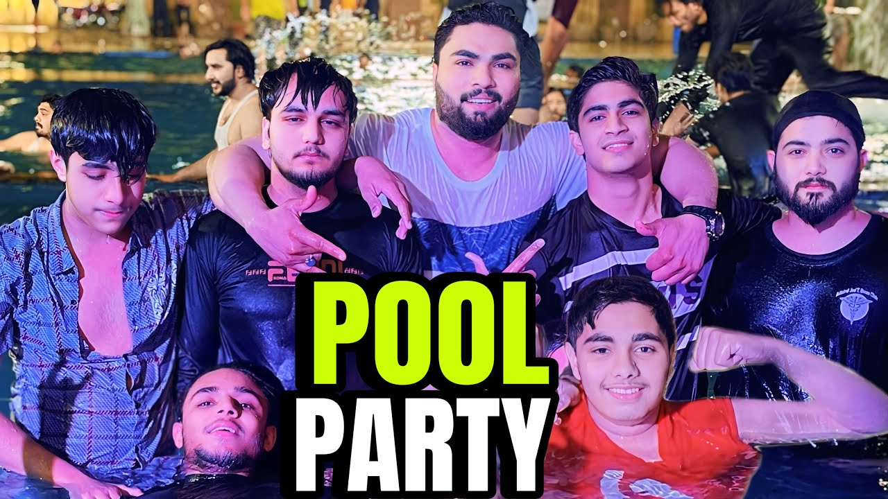 ENJOY POOL PARTY WITH FRIENDS // TOO MUCH FUN - YouTube