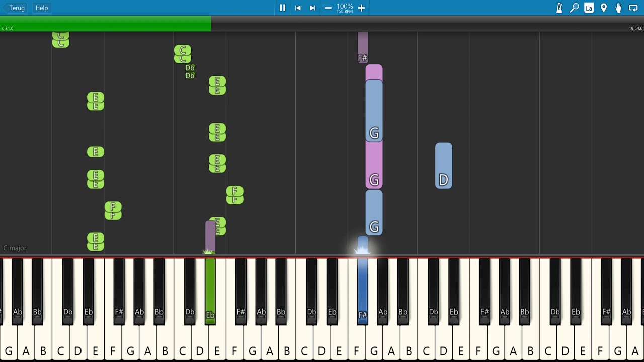 The Guardian Legend Theme OST - Full Piano Synthesia Cover - YouTube