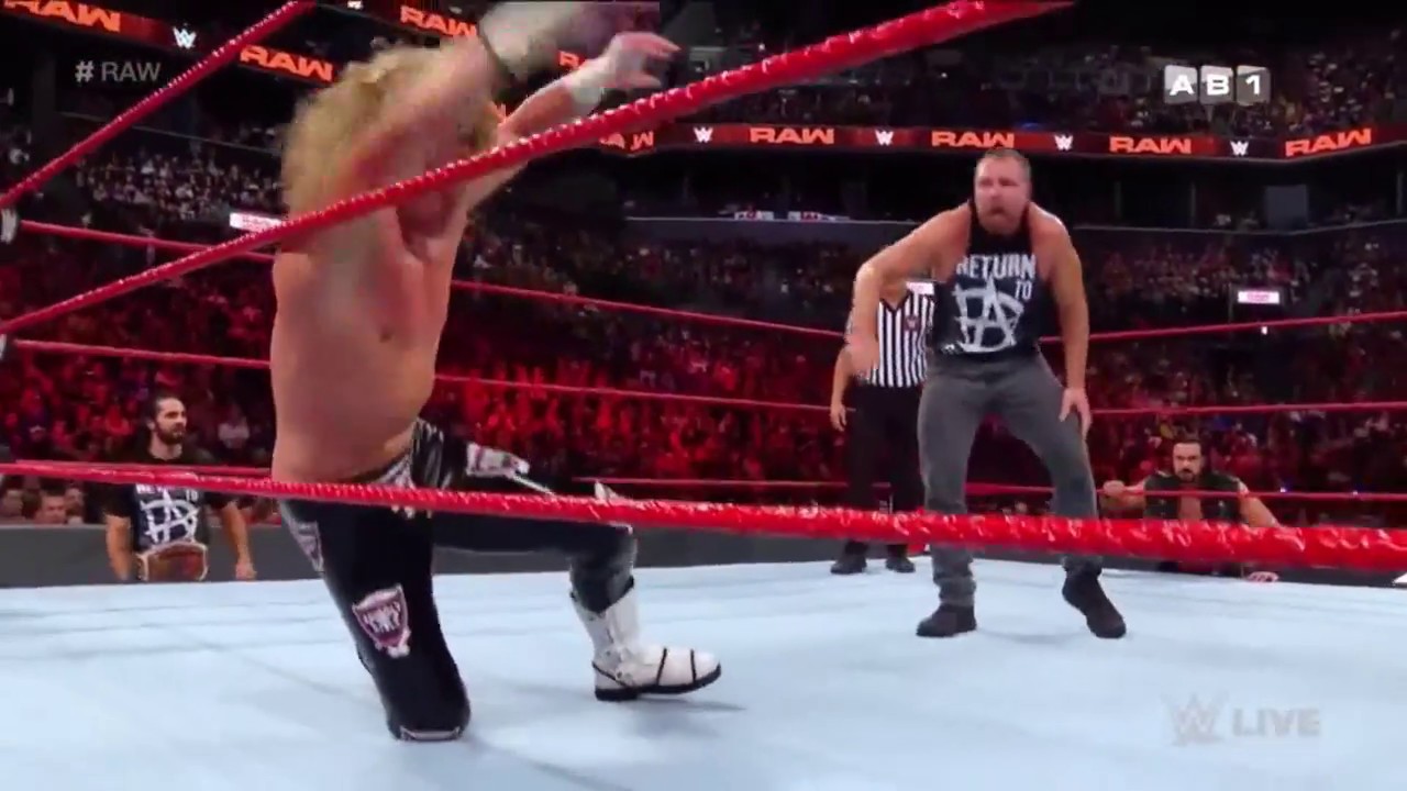 Dean Ambrose Vs Dolph Ziggler Raw 20 Août 2018 Vf Youtube