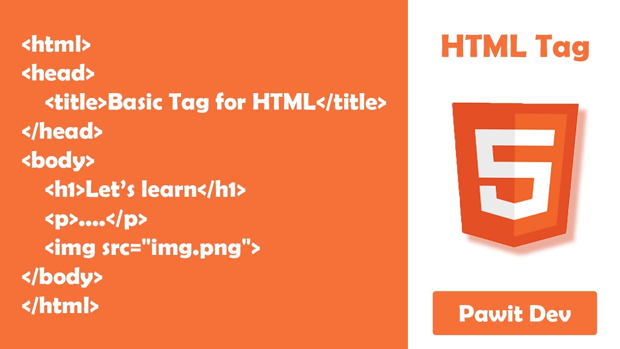 สอน HTML | HTML Tag พื้นฐานที่ควรรู้ในการเขียน HTML - YouTube