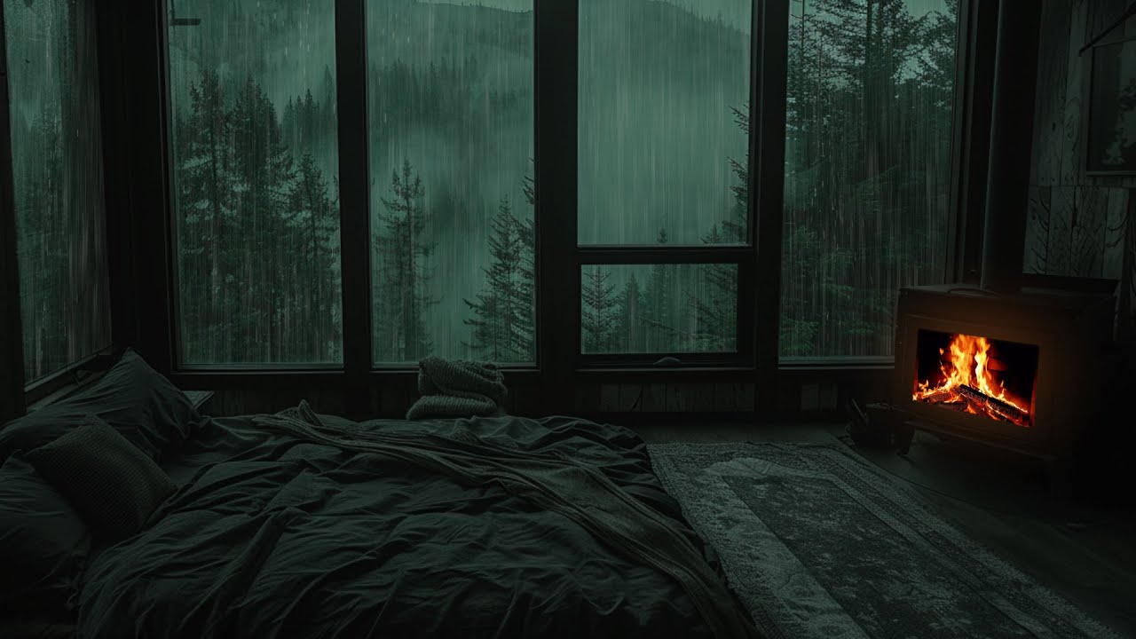 Peaceful Rainy Night: Continuous Rain Sounds for Sleep, Meditation, and ...