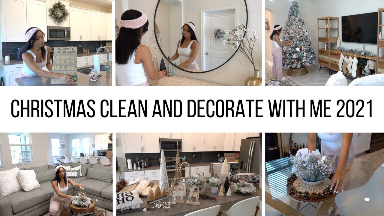 CHRISTMAS 2021 CLEAN & DECORATE WITH ME // Jessica Tull - YouTube