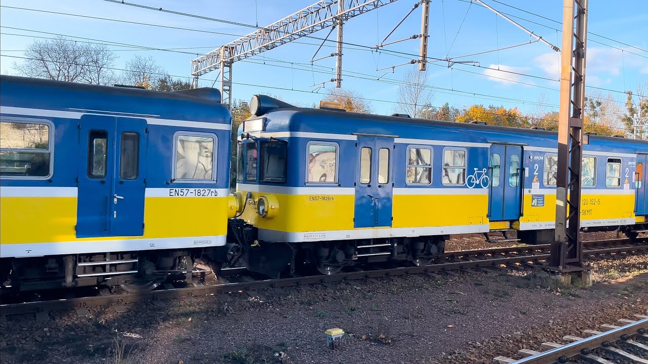 Kible i dziki 🐗 Gdyńskie klimaty EN57-1827 & EN57-1826 SKM Trójmiasto - YouTube