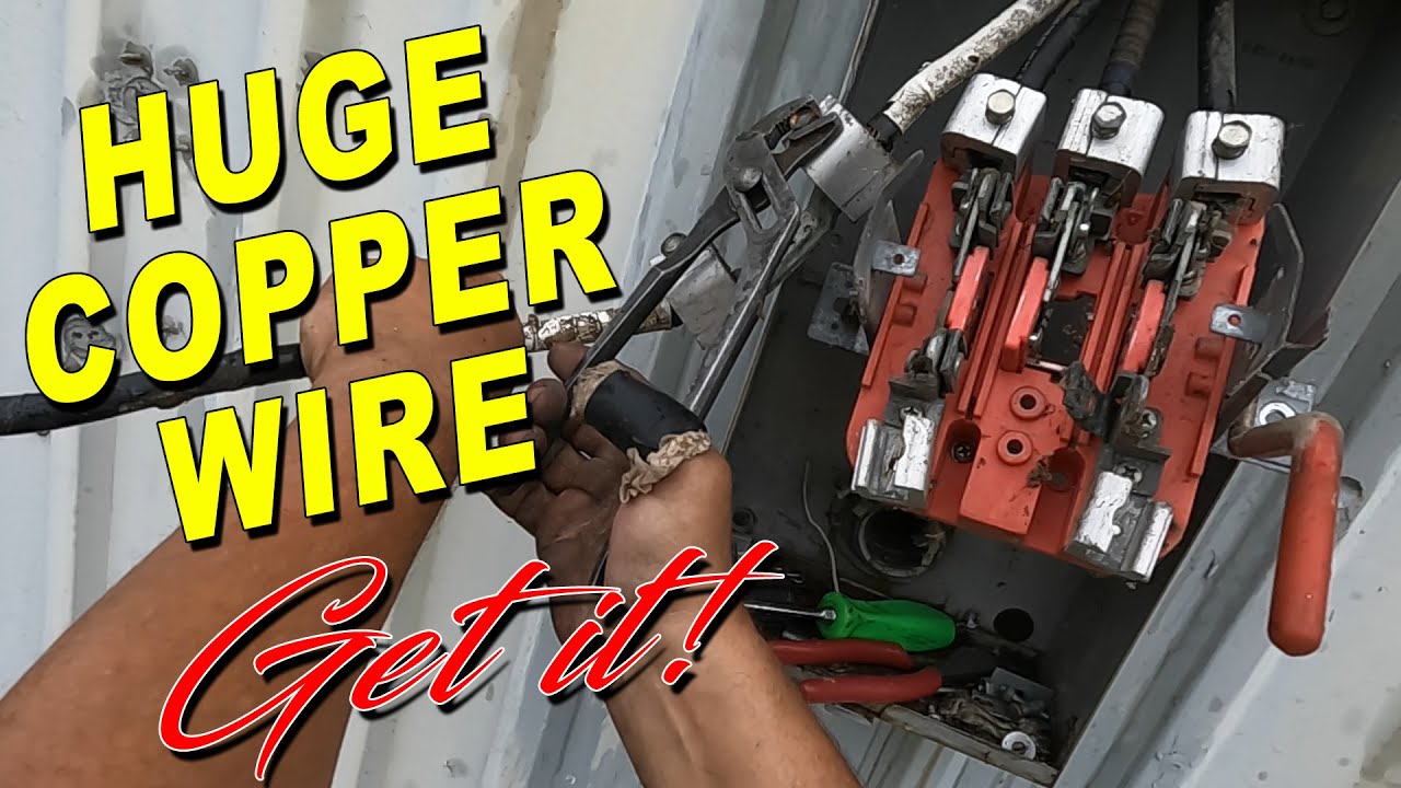 Getting Scrap Copper Wire from Building Set for Demolition | Get It ...