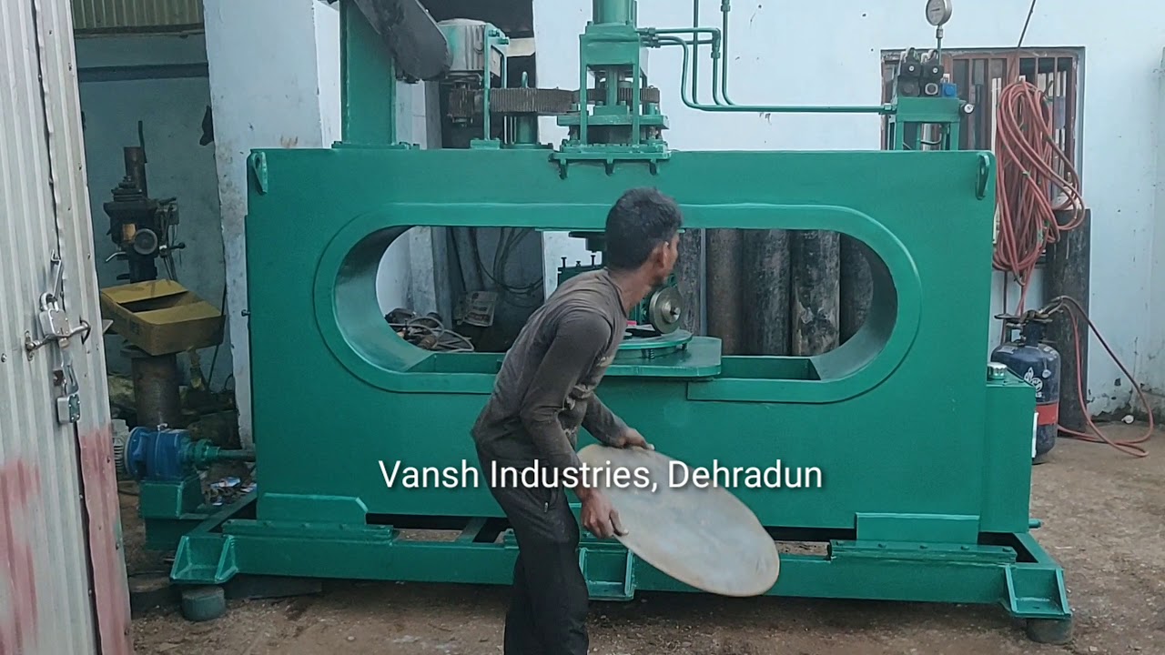 Rotary Shearing Machine for LPG Cylinder (Circle Cutting Operation ...