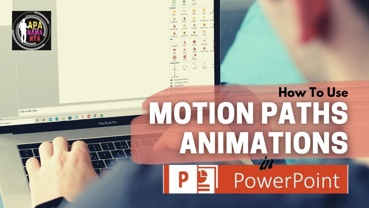 HOW TO USE MOTION PATHS IN POWERPOINT #motionpaths - YouTube