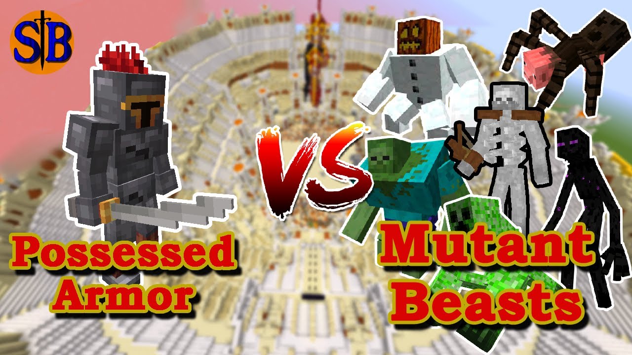 Possessed Armor (Danny's Expansion) VS Mutant Monsters | Minecraft Mob ...