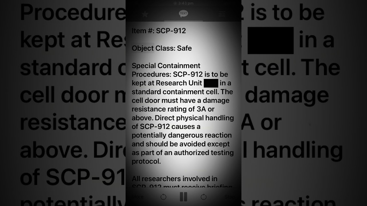 Scp 912 Autonomous SWAT Armor - YouTube