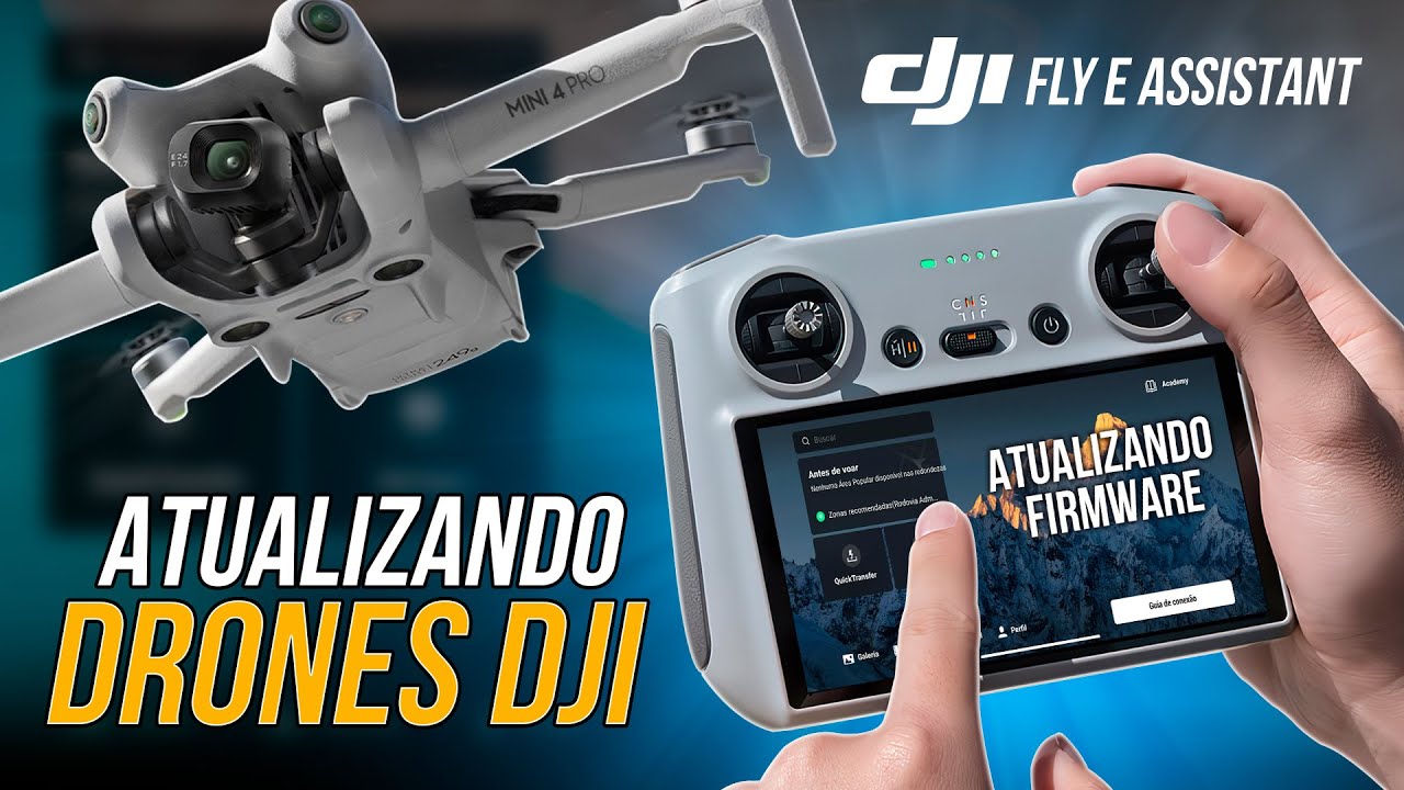 ATUALIZANDO tudo com DJI Fly e Assistant 2 - TUTORIAL! - YouTube