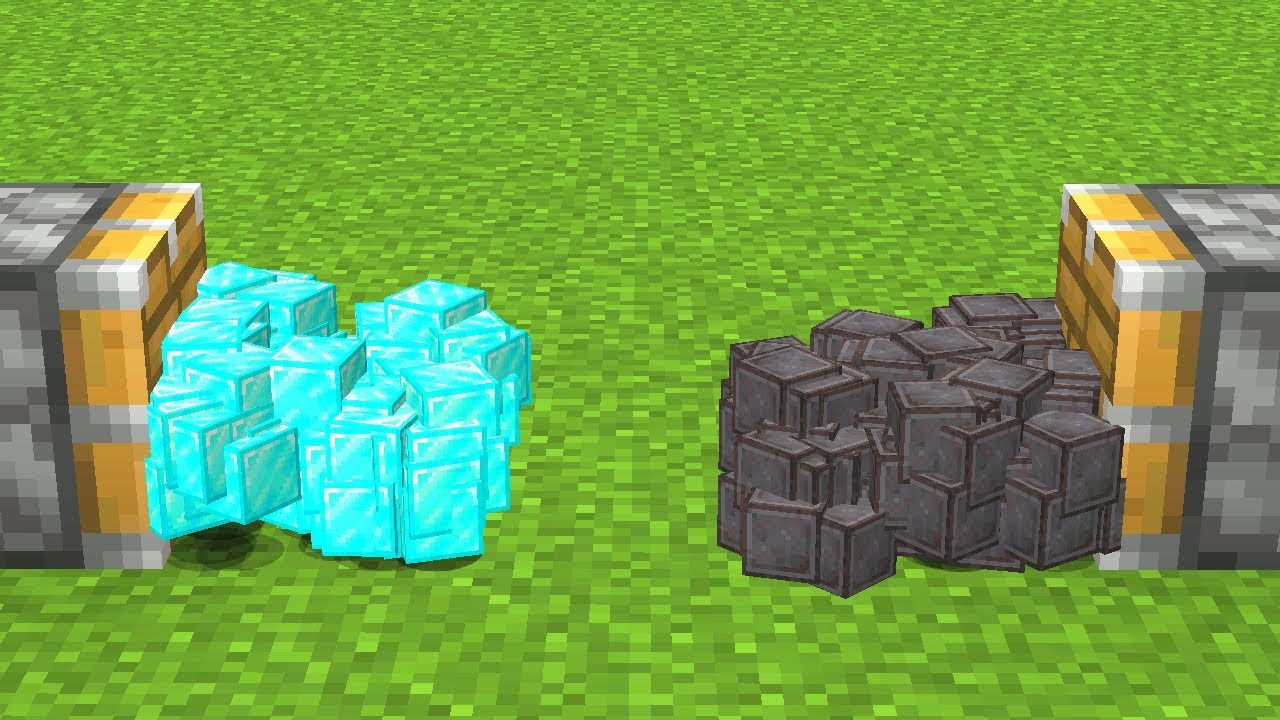 netherite blocks + diamond blocks = ??? - YouTube