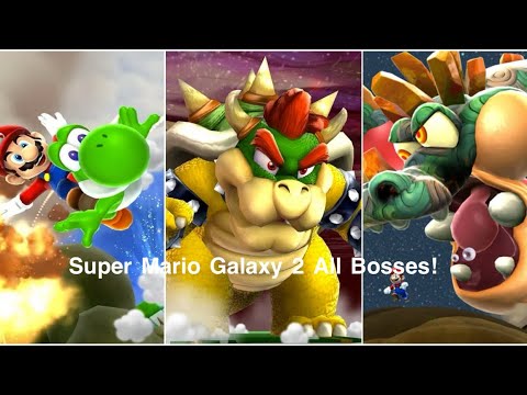 Super Mario Galaxy 2 All Bosses! - YouTube